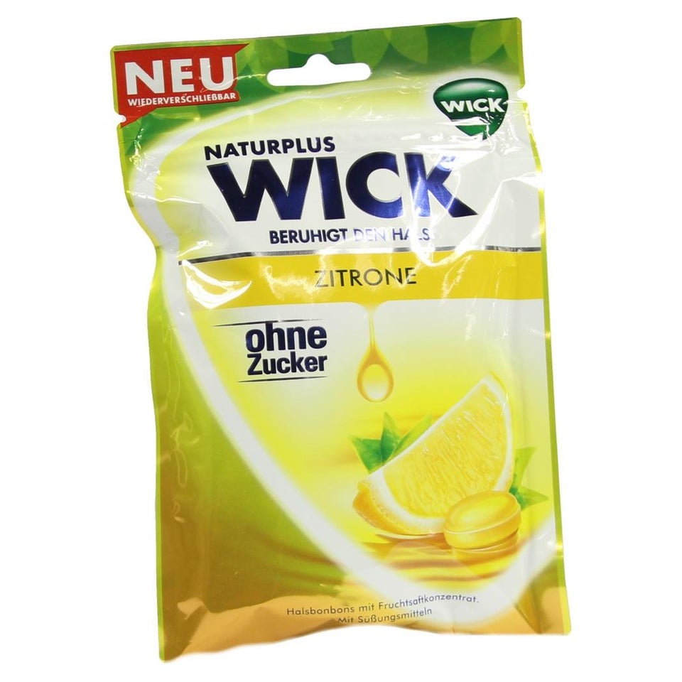 Erfahrungen zu WICK Zitrone Bonbons o.Zucker | medpex