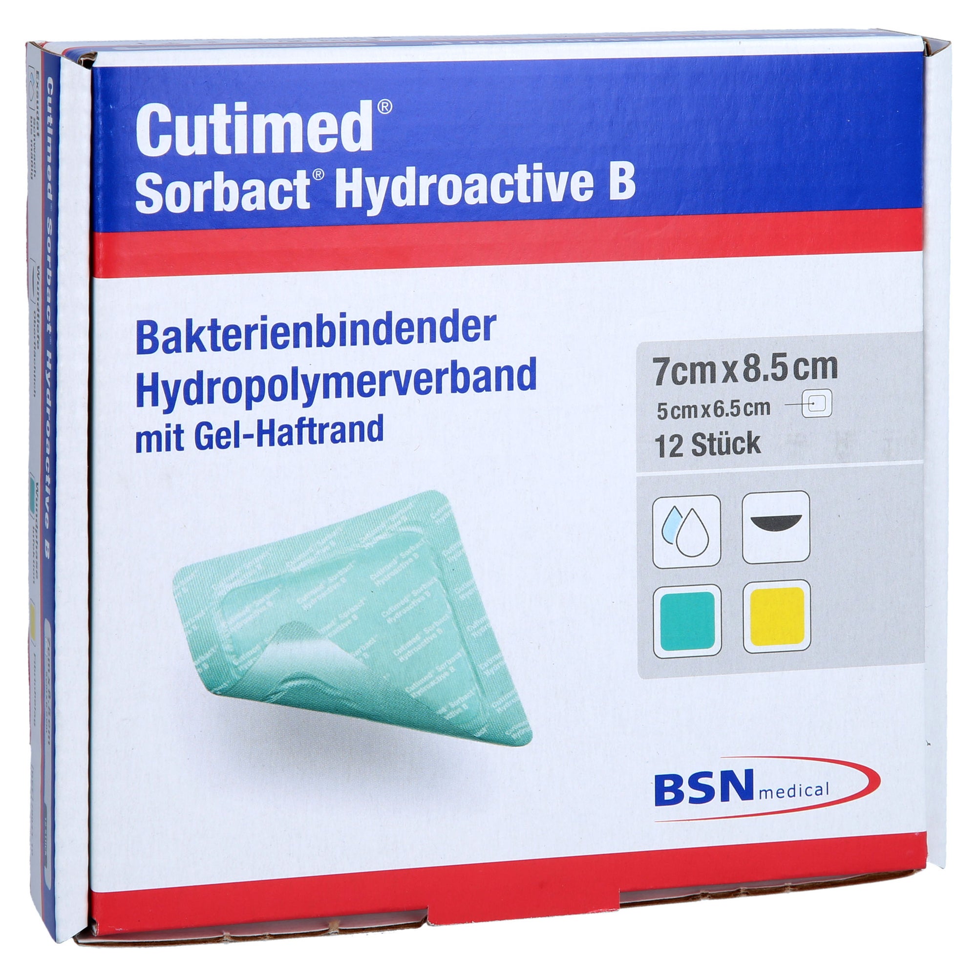 Cutimed Sorbact Hydroactive B Gel-V.7x8, 12 St günstig kaufen | medpex