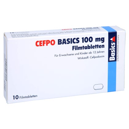 Cefpo Basics 100 mg Filmtabletten 10 St kaufen mit E-Rezept | medpex