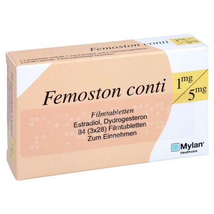 Femoston Conti 1 mg/5 mg Filmtabletten 84 St kaufen mit E-Rezept | medpex