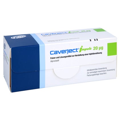 CAVERJECT Impuls 20 µg Zweikammerspr.P+LM H.Inj.L. 2 St kaufen mit E ...