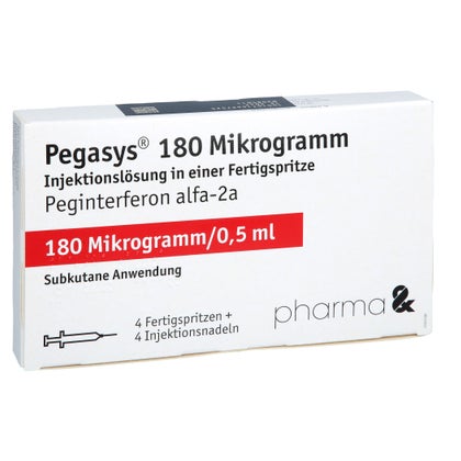 PEGASYS 180 µg Injektionslösung i.e.Fertigspr. 4 St kaufen mit E-Rezept ...