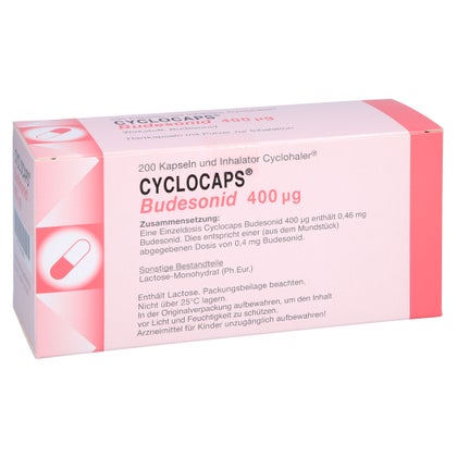 CYCLOCAPS Budesonid 400 µg Inh.Kaps.+Cyclohaler 200 St kaufen mit E ...