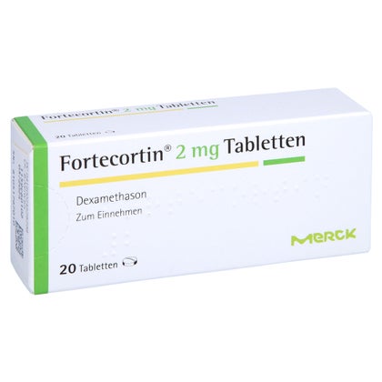 Fortecortin 2 mg Tabletten 20 St kaufen mit E-Rezept | medpex
