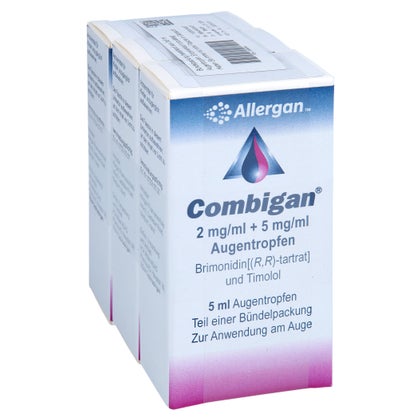 Combigan 2 Mg/ml + 5 mg/ml Augentropfen 3X5 ml kaufen mit E-Rezept | medpex