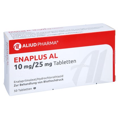 Enaplus AL 10 mg/25 mg Tabletten 50 St kaufen mit E-Rezept | medpex