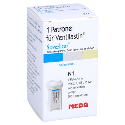 VENTILASTIN Novolizer Patrone 1x200 Hub Nachfüllp. 1X200 St kaufen mit ...