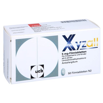 Xyzall 5 mg Filmtabletten - Reimport 50 St günstig kaufen | medpex