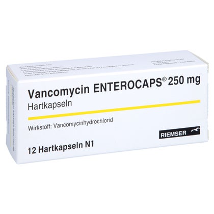 VANCOMYCIN ENTEROCAPS 250 mg Hartkapseln 12 St kaufen mit E-Rezept | medpex