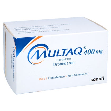 Multaq 400 mg Filmtabletten 100 St kaufen mit E-Rezept | medpex