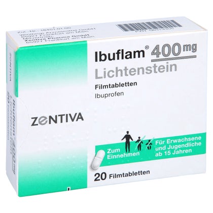 IBUFLAM 400 mg Lichtenstein Filmtabletten 20 St kaufen mit E-Rezept ...