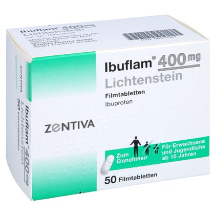 IBUFLAM 400 mg Lichtenstein Filmtabletten 50 St kaufen mit E-Rezept ...