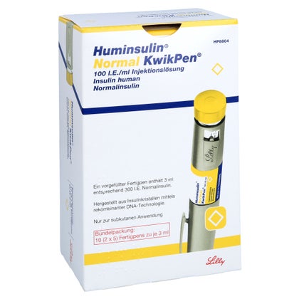 HUMINSULIN Normal KwikPen Injektionslösung 10 St kaufen mit E-Rezept ...