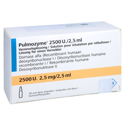 PULMOZYME 2.500 E./2,5 ml Lsg.f.Verneb.Kunsts.Amp. 30 St kaufen mit E ...