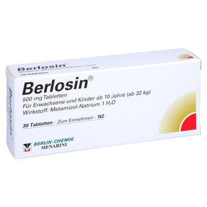 Berlosin Tabletten 30 St kaufen mit E-Rezept | medpex