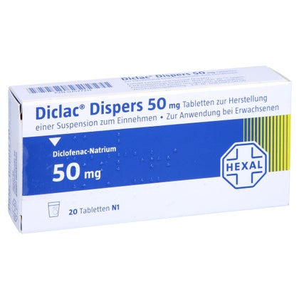 Diclac Dispers Tabletten 20 St kaufen mit E-Rezept | medpex