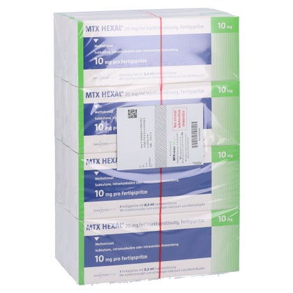 MTX HEXAL 10 mg (20 mg/ml) Inj.-Lsg.i.e.F.-Sp. 12 St kaufen mit E ...