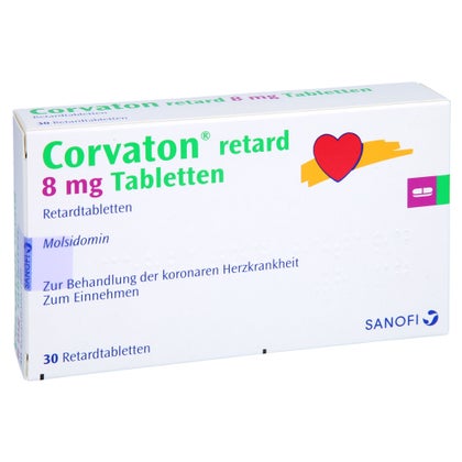 Corvaton Retard 8 mg Tabl. 30 St kaufen mit E-Rezept | medpex