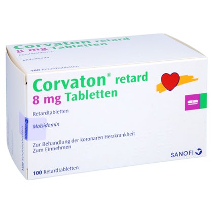 Corvaton Retard 8 mg Tabl. 100 St kaufen mit E-Rezept | medpex