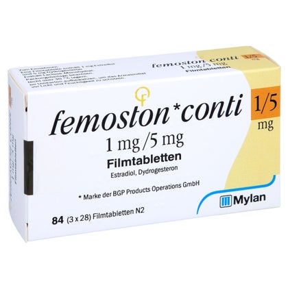 Femoston Conti 1 mg/5 mg Filmtabletten 84 St kaufen mit E-Rezept | medpex