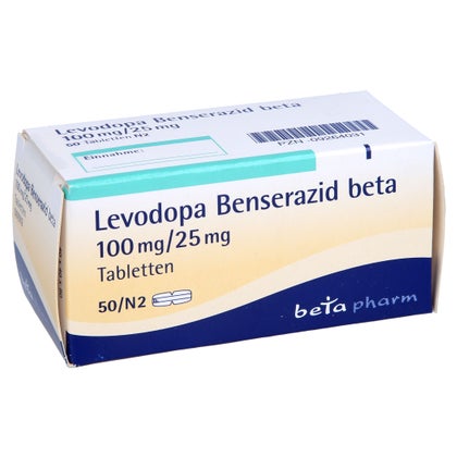LEVODOPA Benserazid beta 100 mg/25 mg Tabletten 50 St kaufen mit E ...
