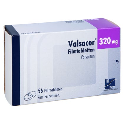 Valsacor 320 mg Filmtabletten 56 St kaufen mit E-Rezept | medpex
