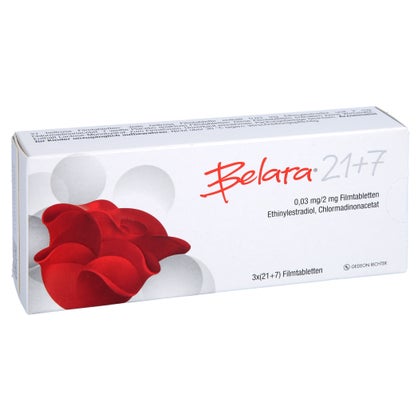 Belara 21+7 Filmtabletten 3X28 St kaufen mit E-Rezept | medpex