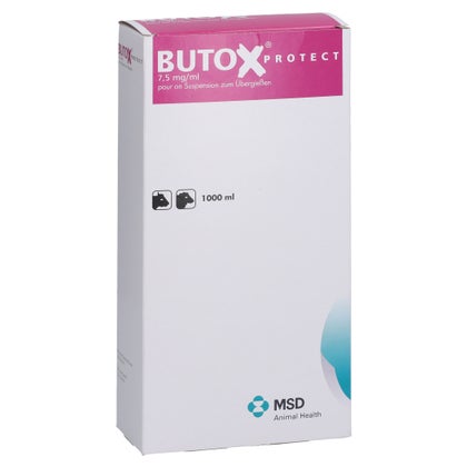 Butox Protect 7,5mg/ml pour on Sus.z.Übe 1000 ml günstig kaufen | medpex