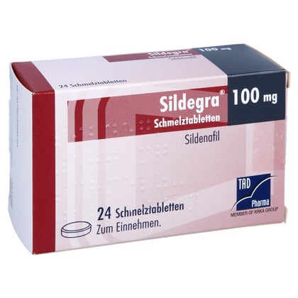 Sildegra 100 mg Schmelztabletten 24 St kaufen mit E-Rezept | medpex