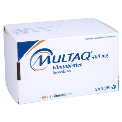Multaq 400 mg Filmtabletten 100 St kaufen mit E-Rezept | medpex