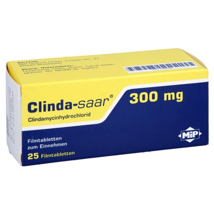 Clinda-saar 300 mg Filmtabletten 25 St kaufen mit E-Rezept | medpex