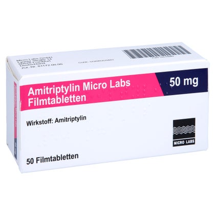 AMITRIPTYLIN Micro Labs 50 mg Filmtabletten 50 St kaufen mit E-Rezept ...