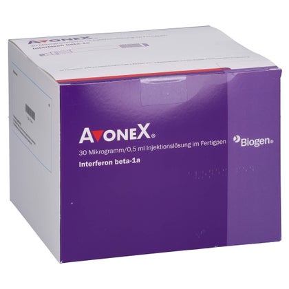 AVONEX 30 µg/0,5 ml Inj.-Lsg.in einem Fertigpen 12 St kaufen mit E ...