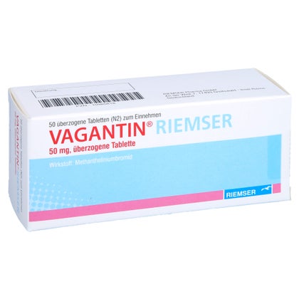 VAGANTIN RIEMSER 50 mg überzogene Tabletten 50 St kaufen mit E-Rezept ...