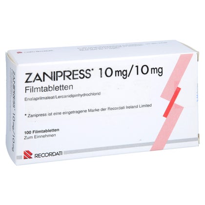 Zanipress 10 Mg/10 mg Filmtabletten 100 St kaufen mit E-Rezept | medpex