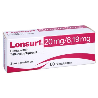 Lonsurf 20 Mg/8,19 mg Filmtabletten 60 St kaufen mit E-Rezept | medpex
