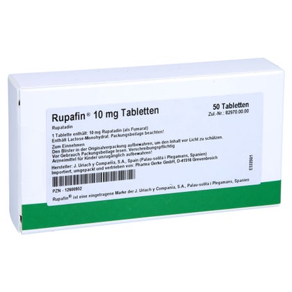 Rupafin 10 mg Tabletten 50 St kaufen mit E-Rezept | medpex