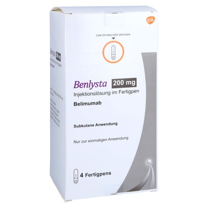 BENLYSTA 200 mg Injektionslösung i.e.Fertigpen 4 St kaufen mit E-Rezept ...