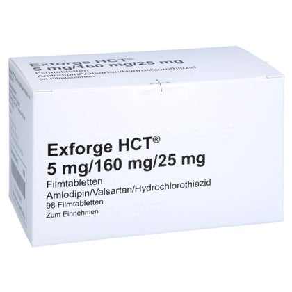 EXFORGE HCT 5 mg/160 mg/25 mg Filmtabletten 98 St kaufen mit E-Rezept ...