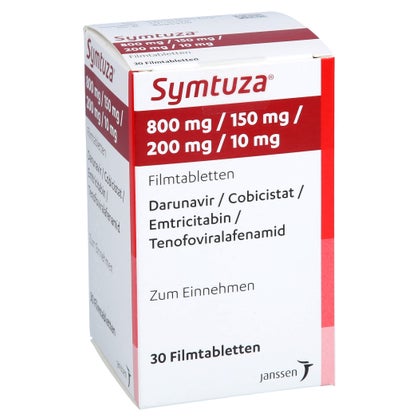 SYMTUZA 800 mg/150 mg/200 mg/10 mg Filmtabletten 30 St kaufen mit E ...