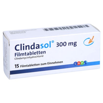 Clindasol 300 mg Filmtabletten 15 St kaufen mit E-Rezept | medpex