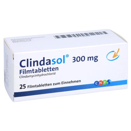 Clindasol 300 mg Filmtabletten 25 St kaufen mit E-Rezept | medpex