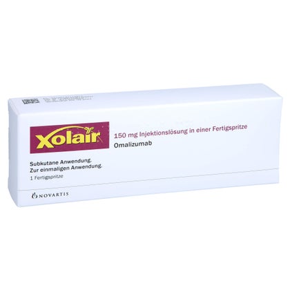 XOLAIR 150 mg Injektionslösung i.e.Fertigspritze 1 St kaufen mit E ...