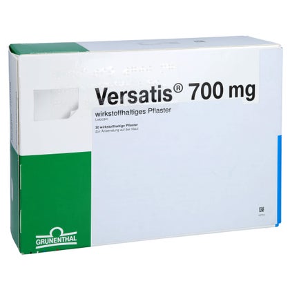 VERSATIS 700 mg wirkstoffhaltiges Pflaster 30 St kaufen mit E-Rezept ...