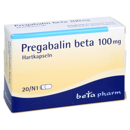 Pregabalin beta 100 mg Hartkapseln 20 St kaufen mit E-Rezept | medpex