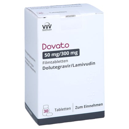 Dovato 50 Mg/300 mg Filmtabletten 1X30 St kaufen mit E-Rezept | medpex