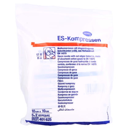 Es-kompressen Steril 10x10 cm 8fach 5X2 St günstig kaufen | medpex