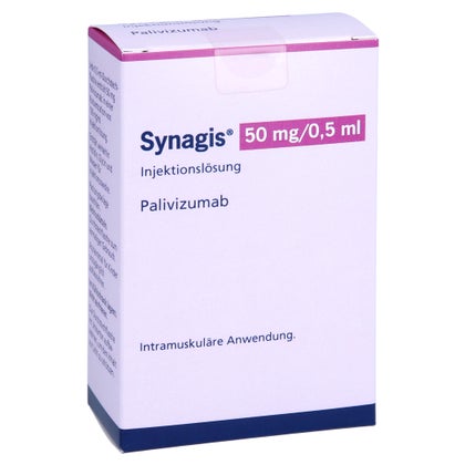SYNAGIS 50 mg Injektionslösung 100 mg/ml Dsfl. 1X0,5 ml kaufen mit E ...