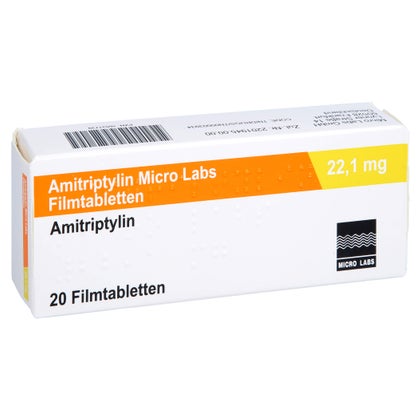 AMITRIPTYLIN Micro Labs 22,1 mg Filmtabletten 20 St kaufen mit E-Rezept ...