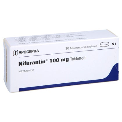 Nifurantin 100 mg Tabletten 30 St kaufen mit E-Rezept | medpex